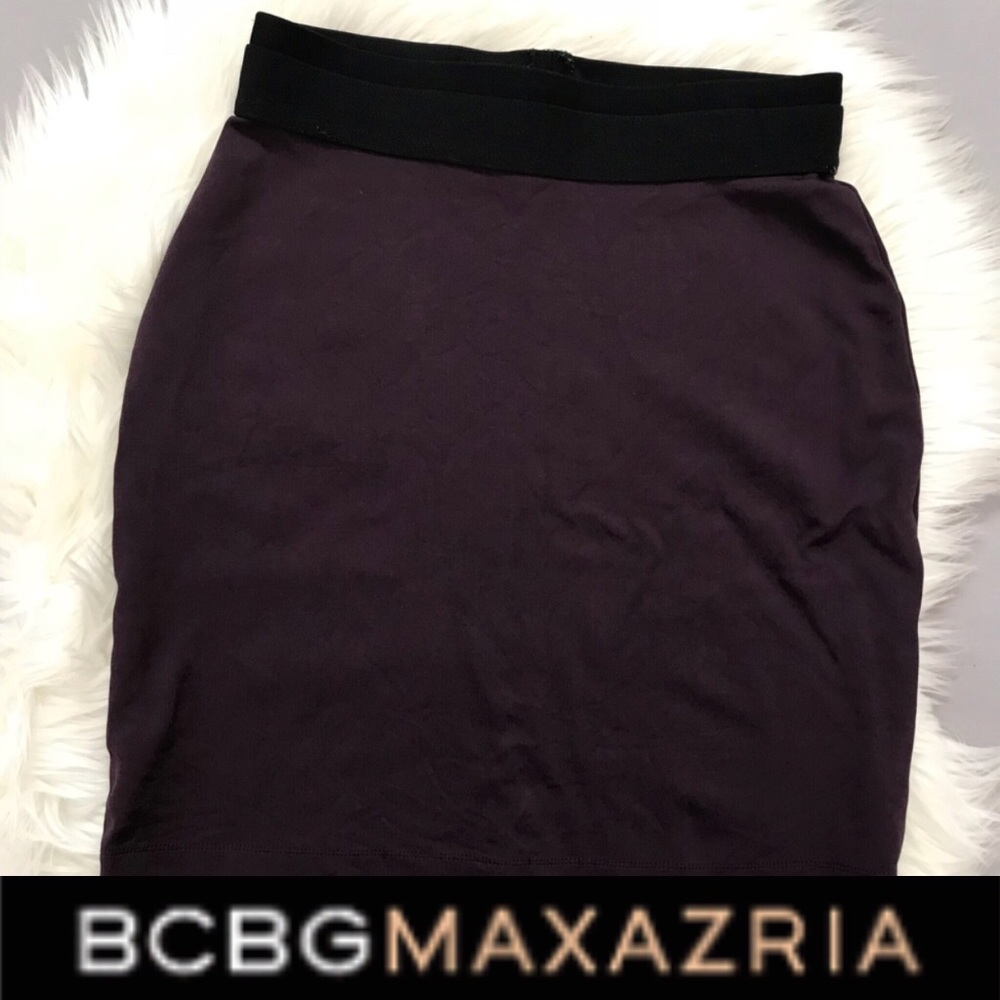 Bcbg Plum Bandage Skirt - Gem